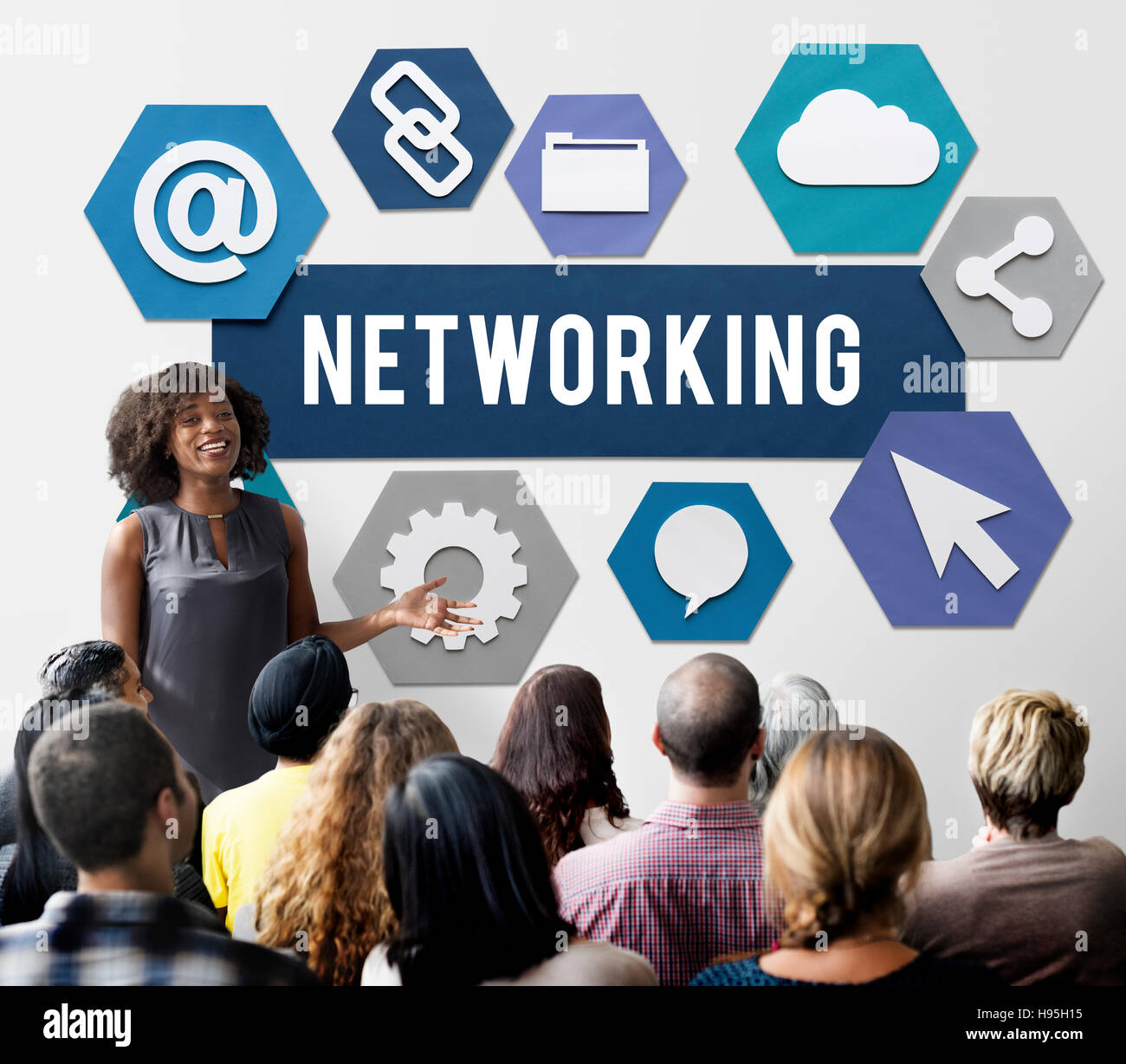 Networking Network Internet Connection Concept Stock Photo - Alamy