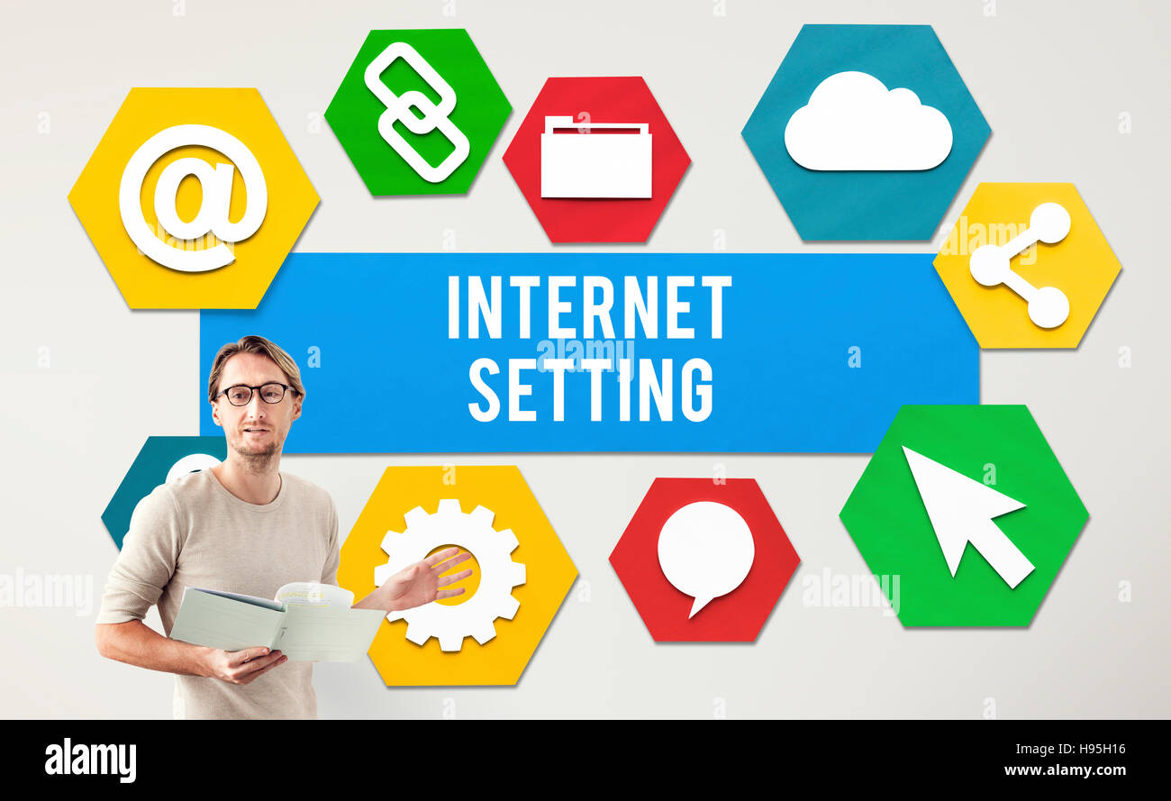 Internet setting hi-res stock photography and images - Alamy