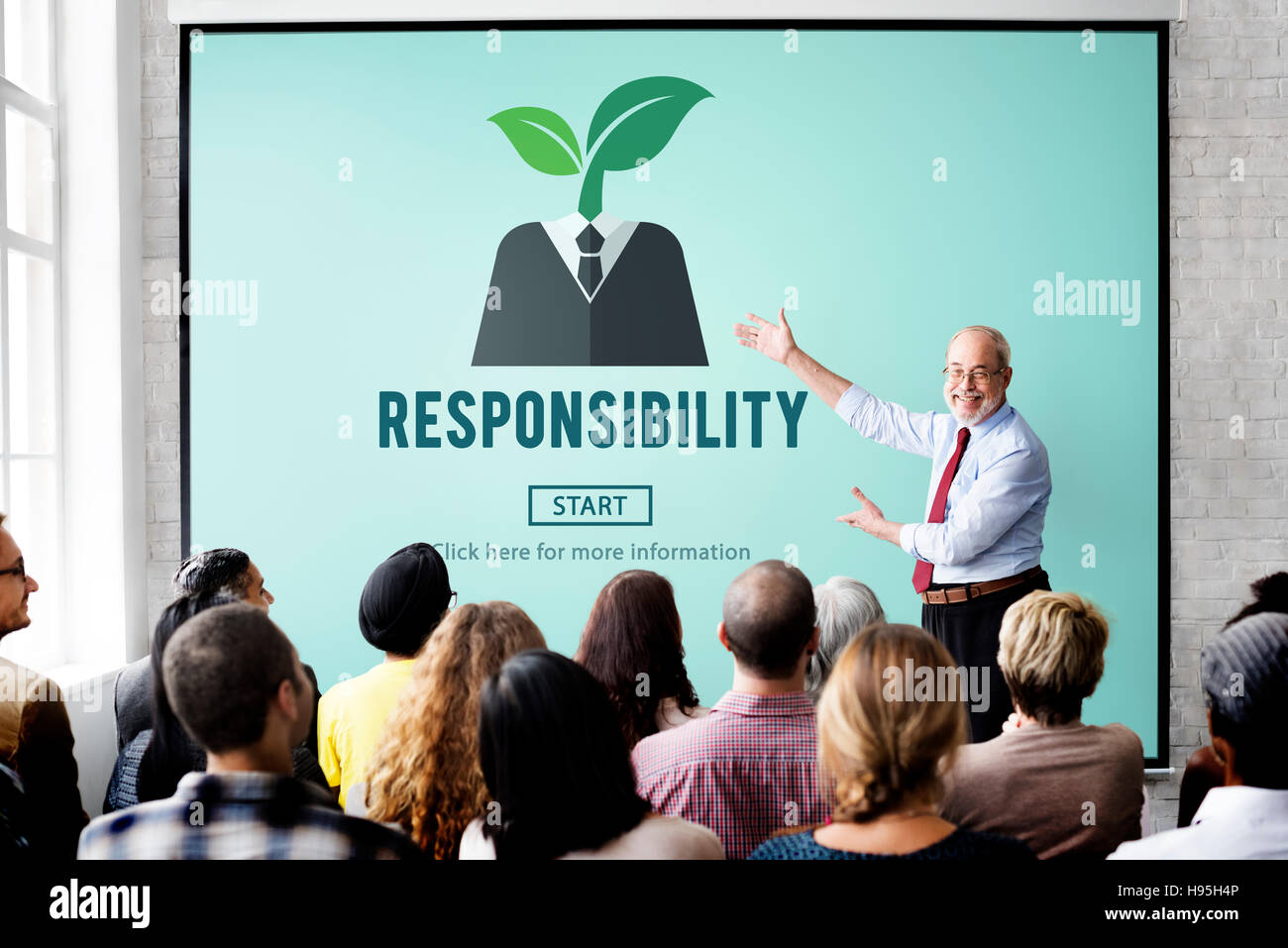 Responsibility Roles Duty Task Obligation Responsible Concept Stock ...