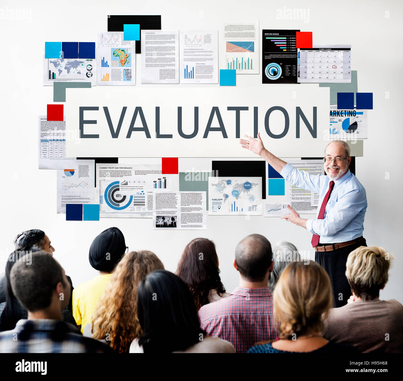 Business Marketing Documents Strategy Planning Concept Stock Photo - Alamy