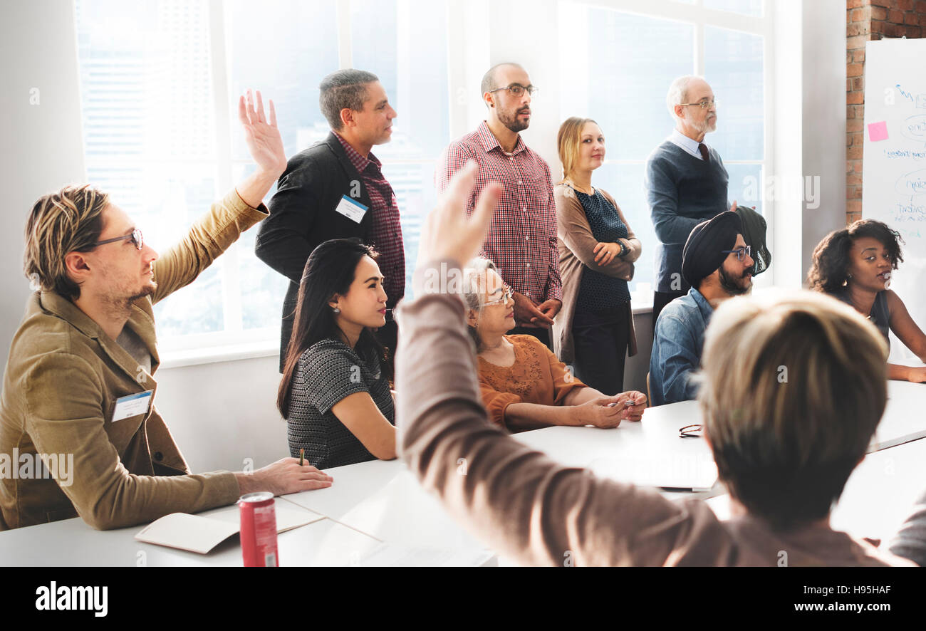 Business Travel Meeting Discussion Team Concept Stock Photo - Alamy