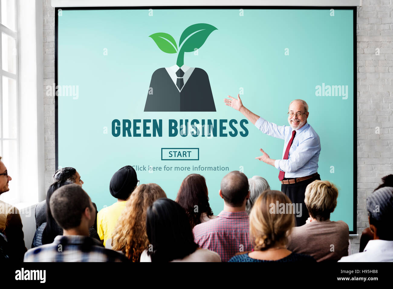 Green Business Ecology Environment Concept Stock Photo - Alamy