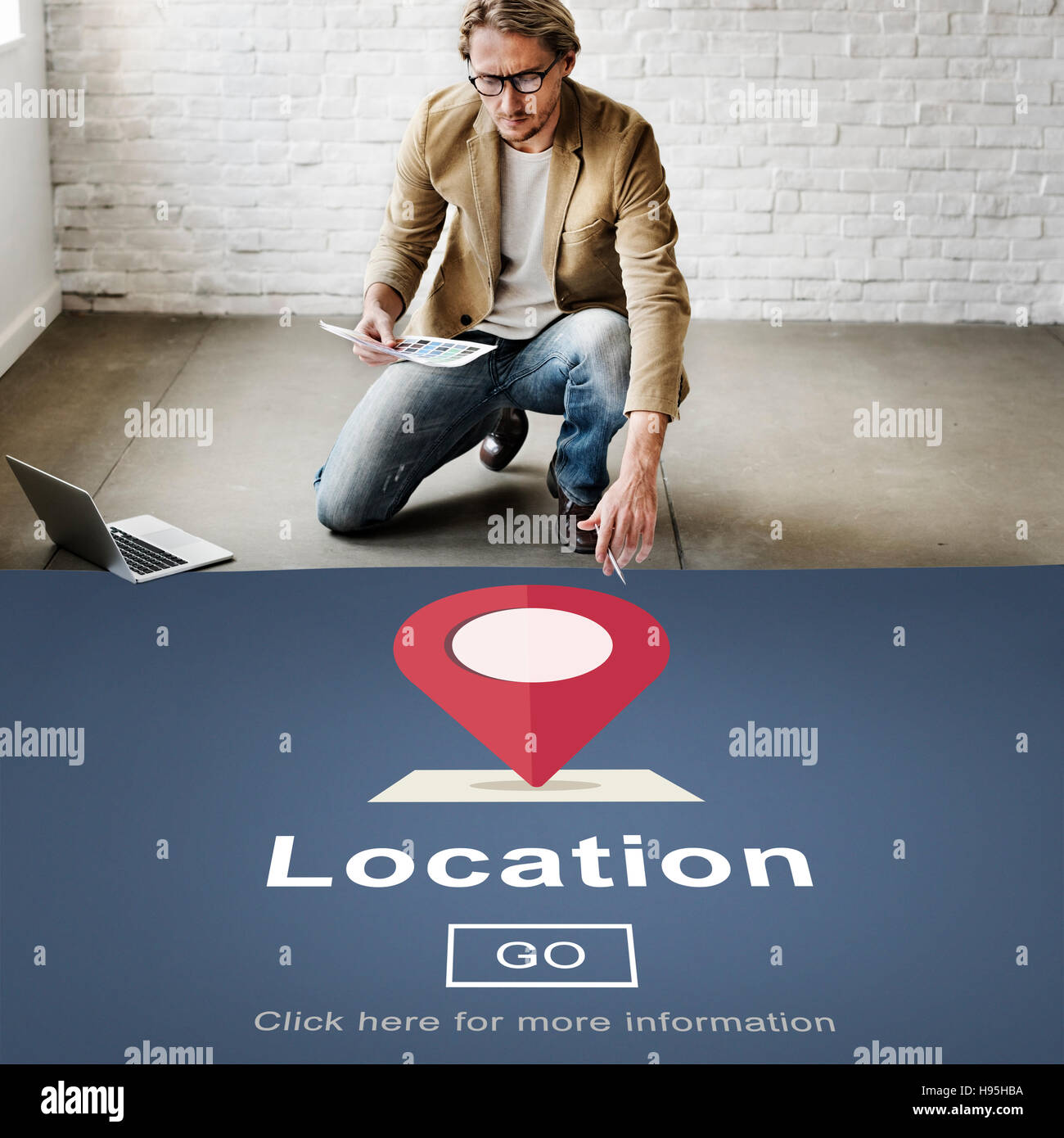 Location Marker Point Map Navigation Concept Stock Photo - Alamy