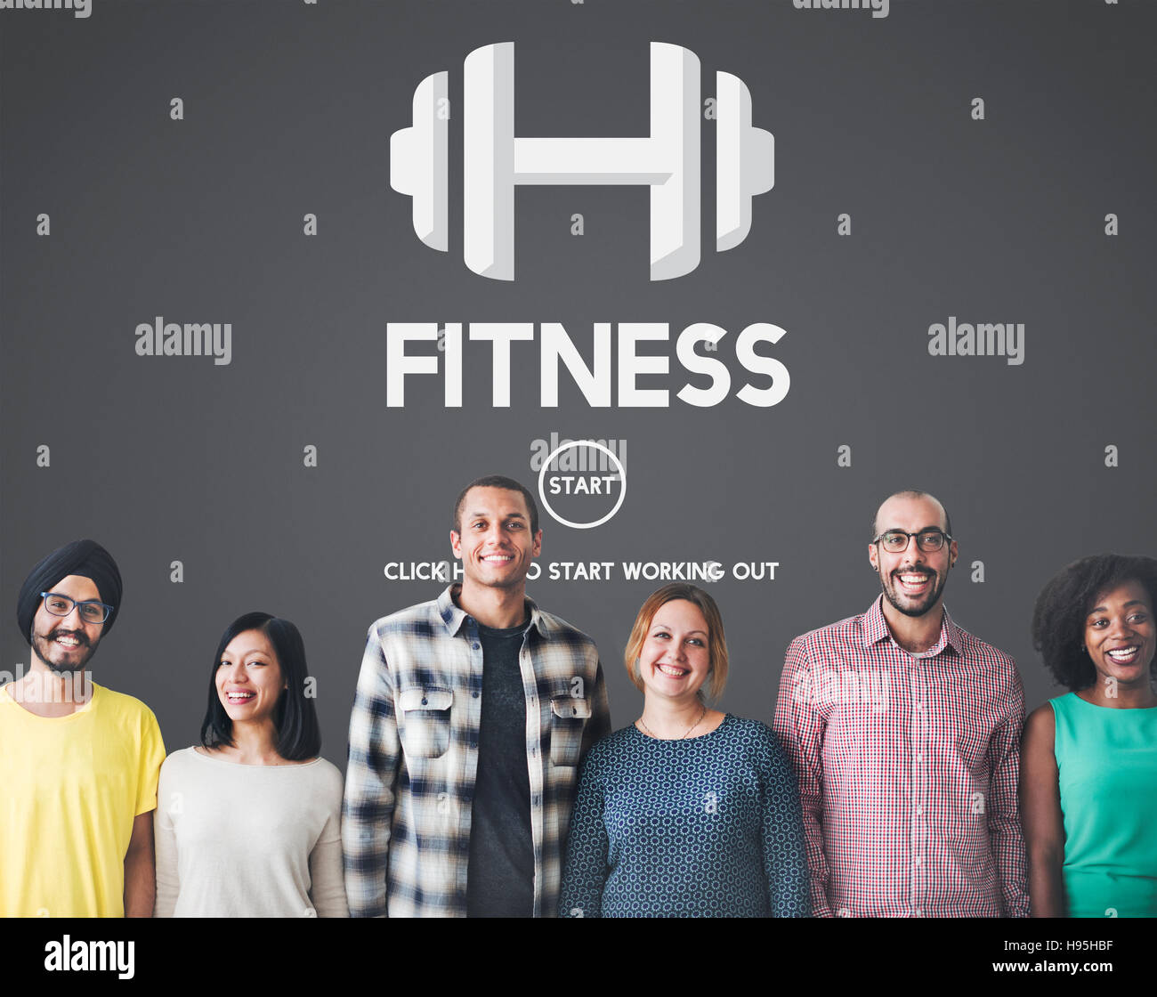 Fitness Health Physical Strength Training Workout Concept Stock Photo ...