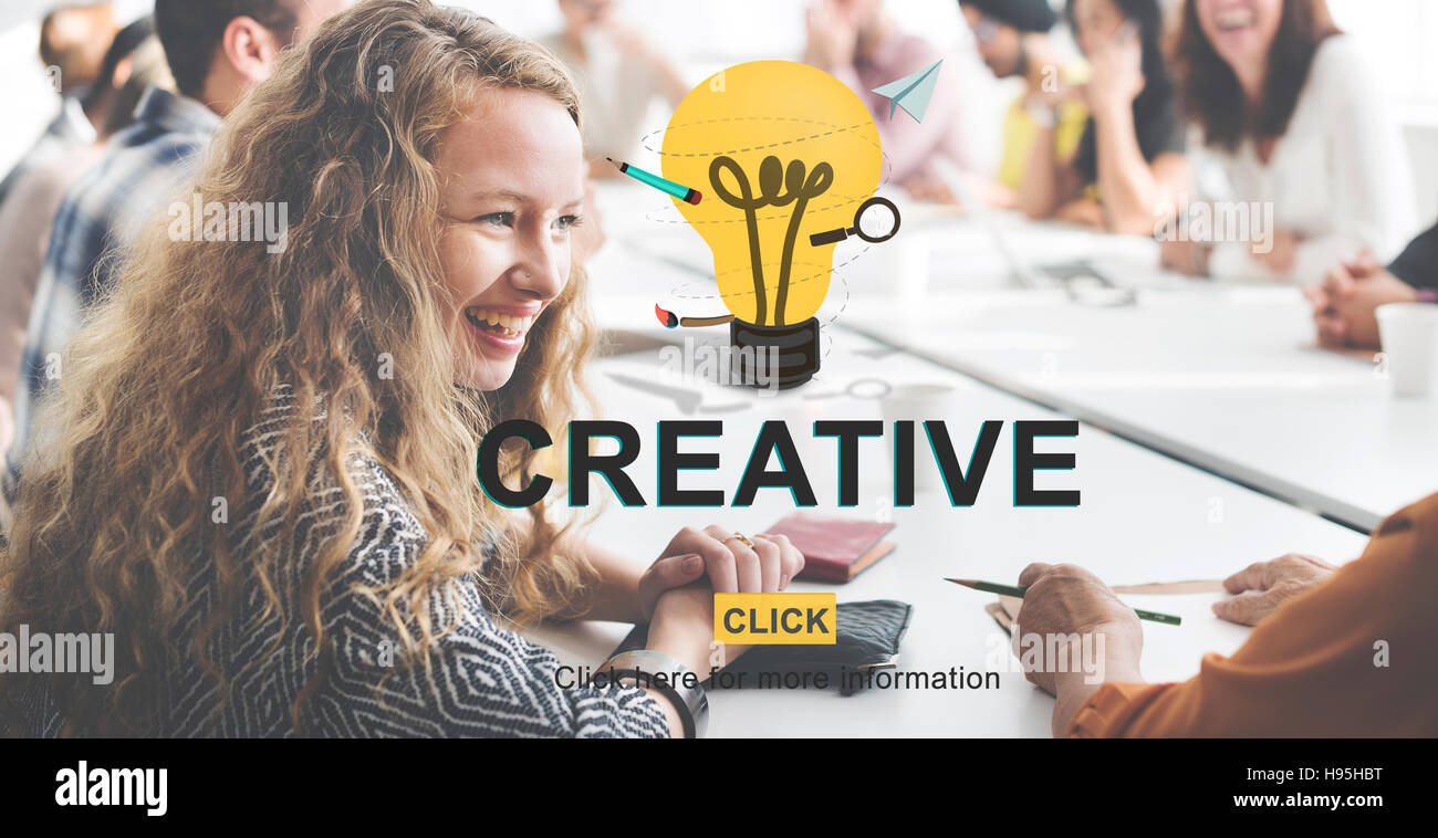 Creative Ideas Imagination inspiration Light Bulb Concept Stock Photo ...