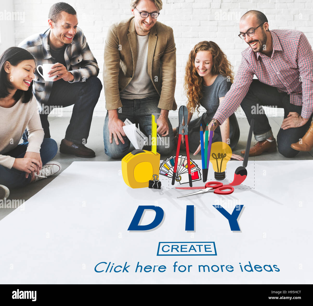 Handmade Do It Yourself Equipment Concept Stock Photo - Alamy