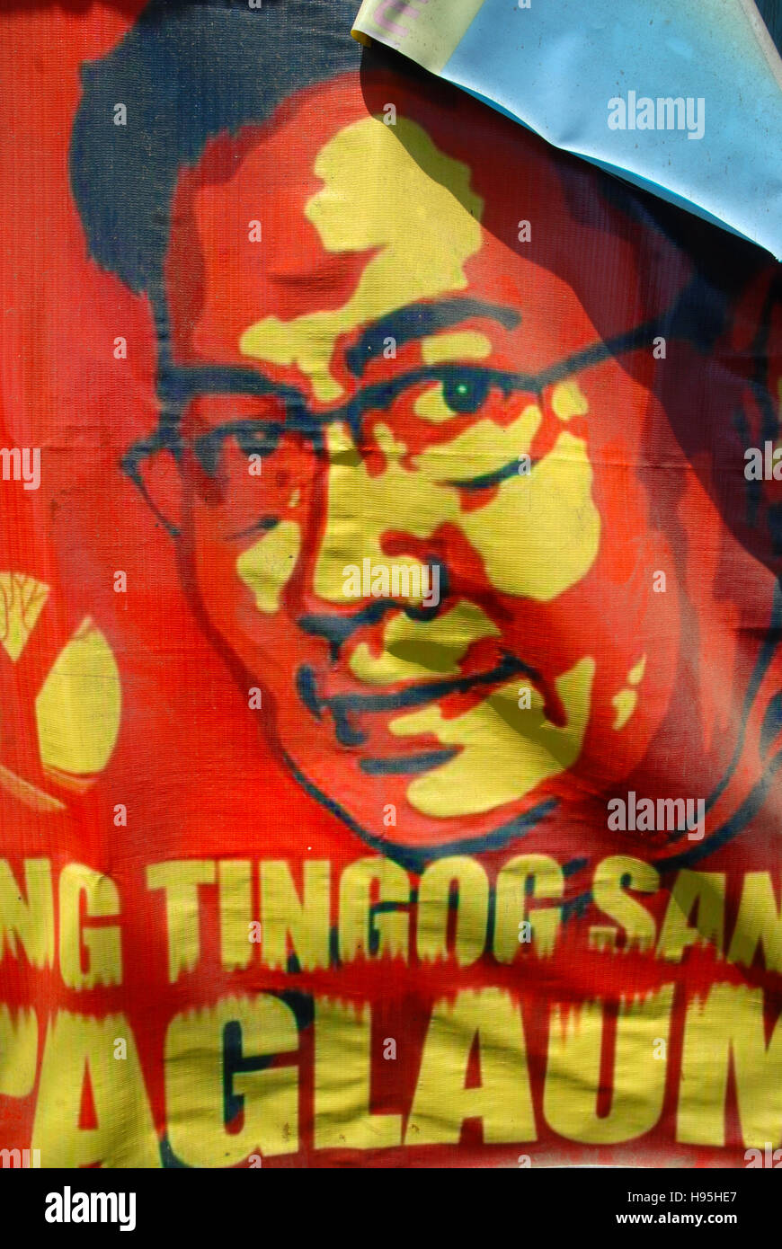 Election time in Philippines 2016, campaign poster of Rodrigo Duterte ...