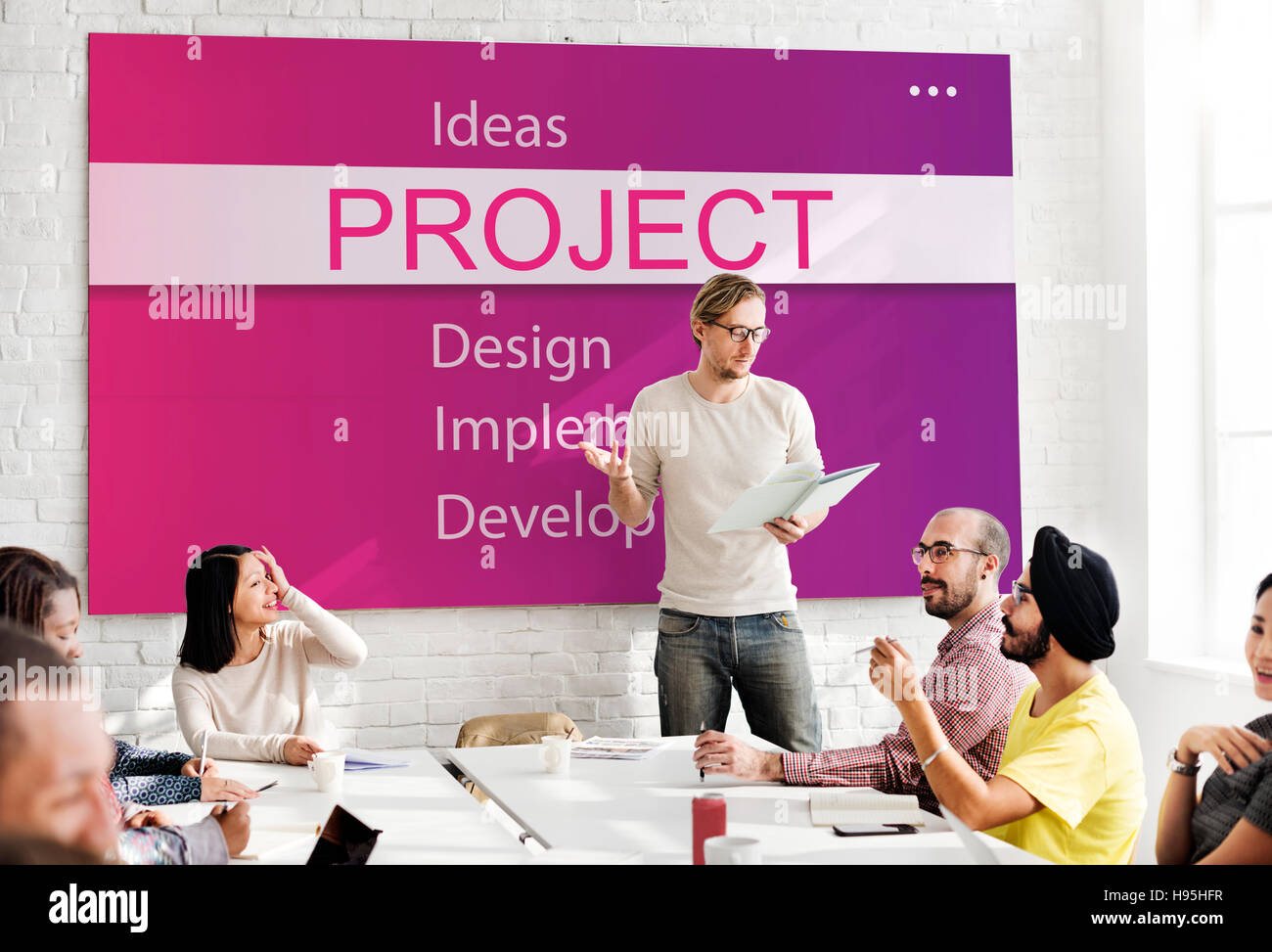 Project Design Implement Development Concept Stock Photo - Alamy
