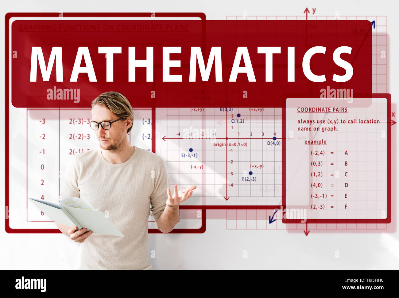 Mathematics Equation Calculate Algebra Function Concept Stock Photo - Alamy