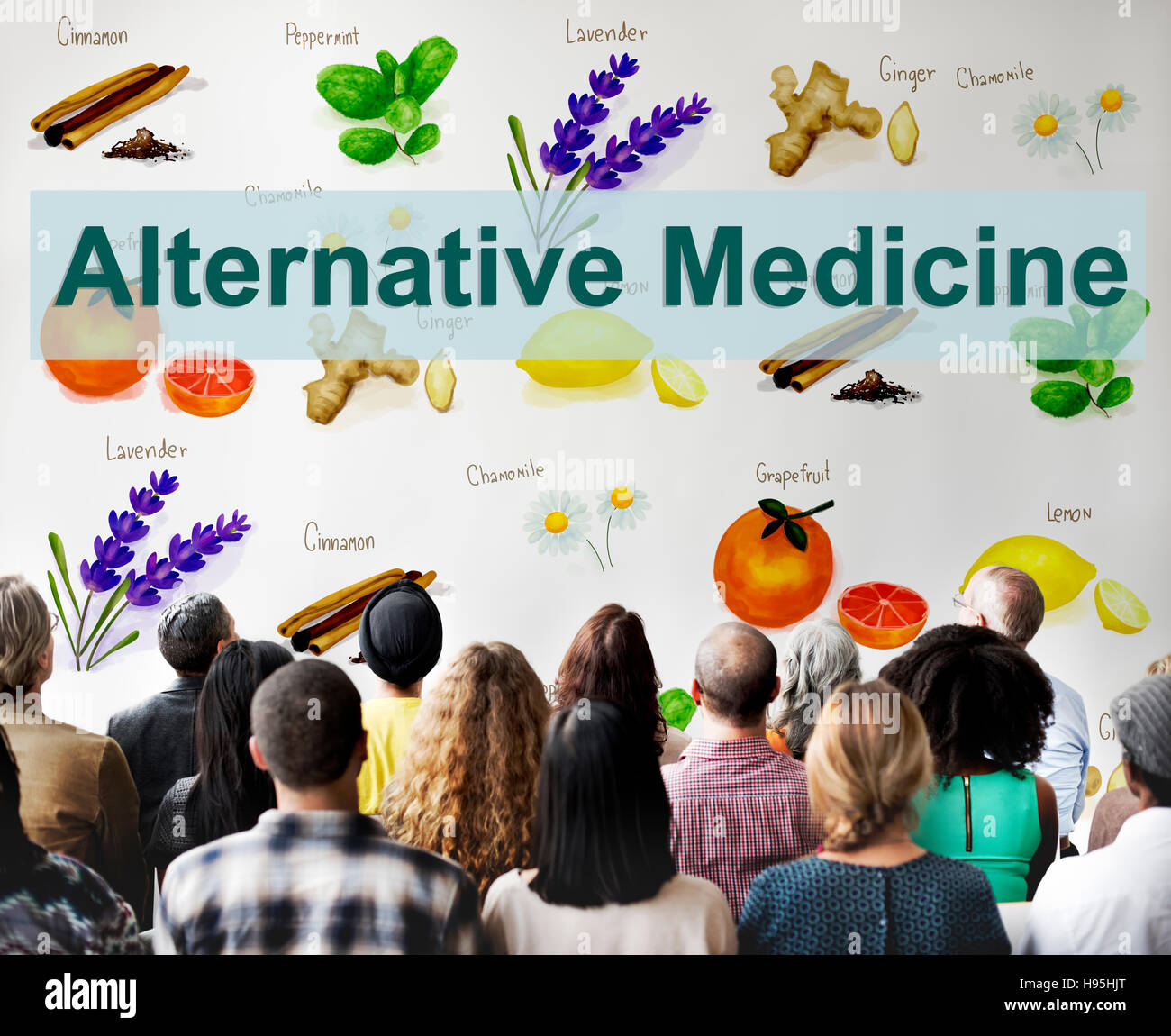 Alternative Medicine Health Herb Therapy Concept Stock Photo - Alamy