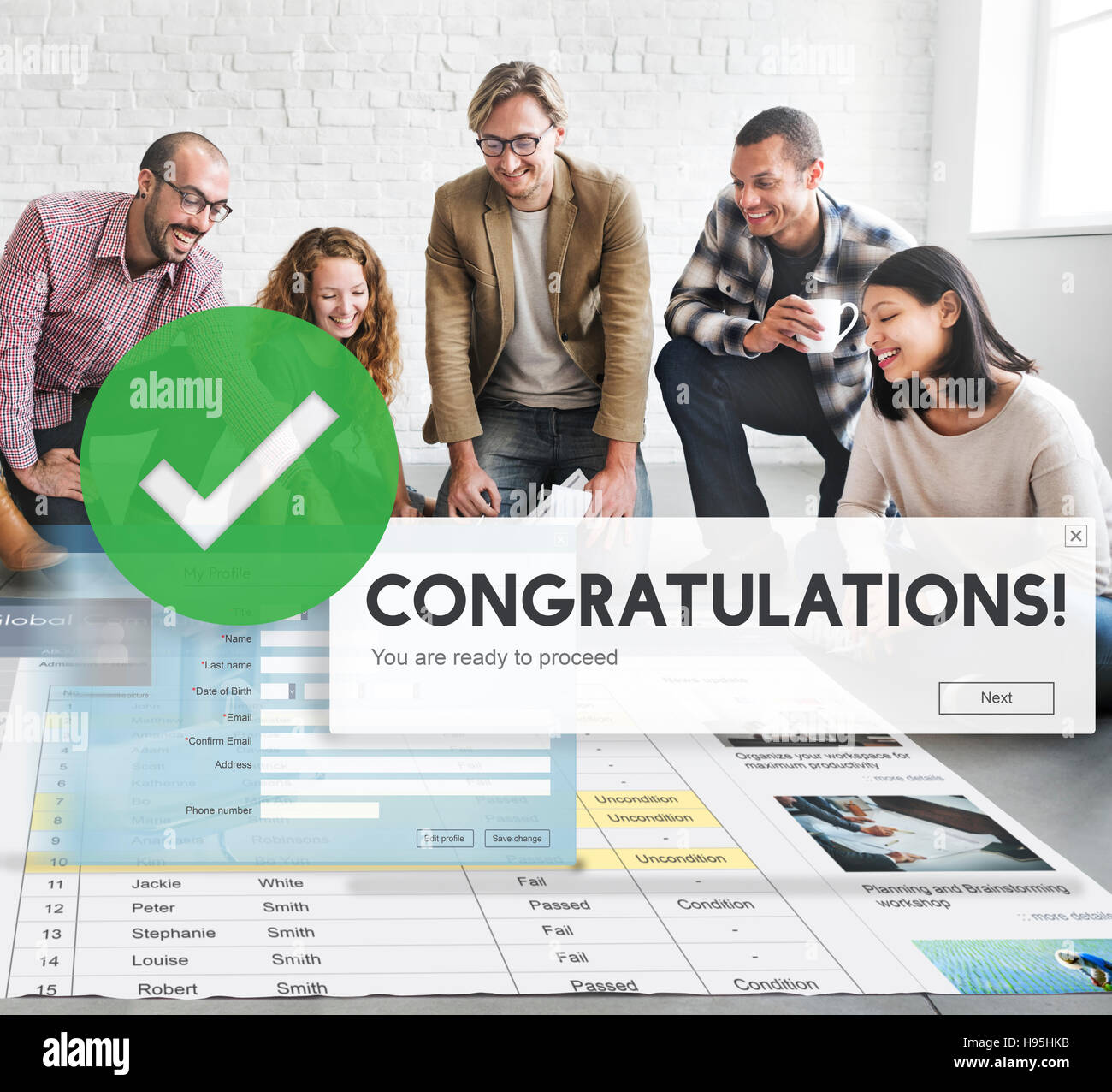 Victory congratulation hi-res stock photography and images - Alamy