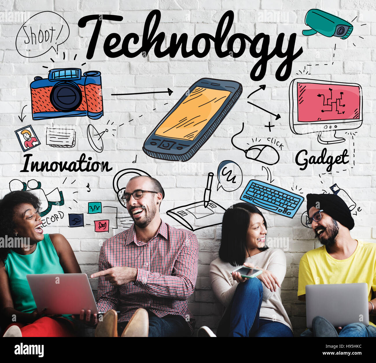 Technology Digital Innovation Internet Science Concept Stock Photo - Alamy