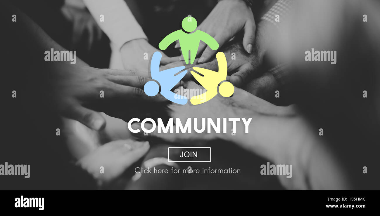 Globalized Community Unity Connection Network Concept Stock Photo - Alamy
