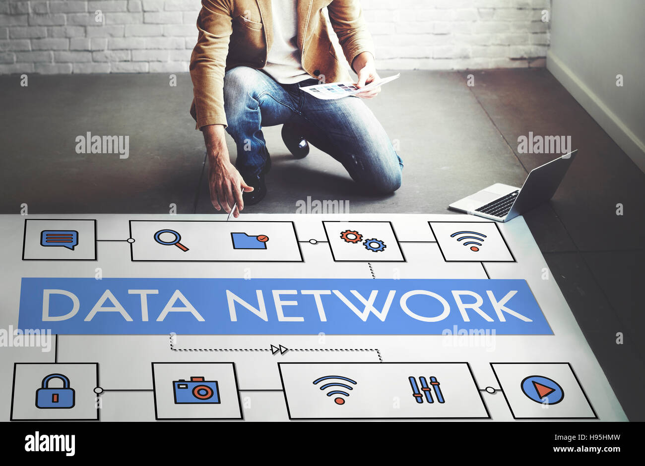 Network Connection Data Internet Technology Concept Stock Photo - Alamy