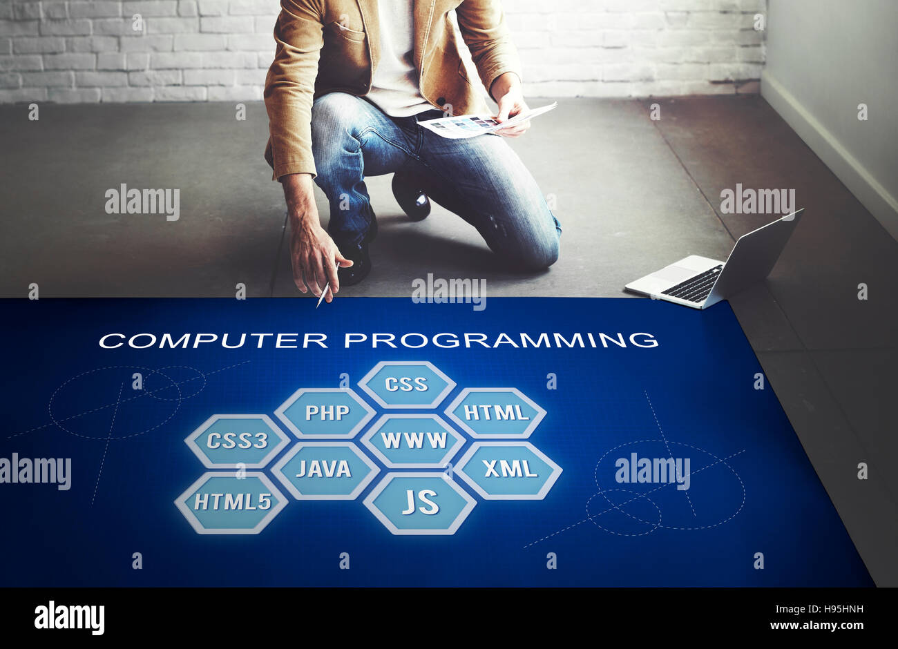 Computer Programming IT Codes Development Concept Stock Photo - Alamy
