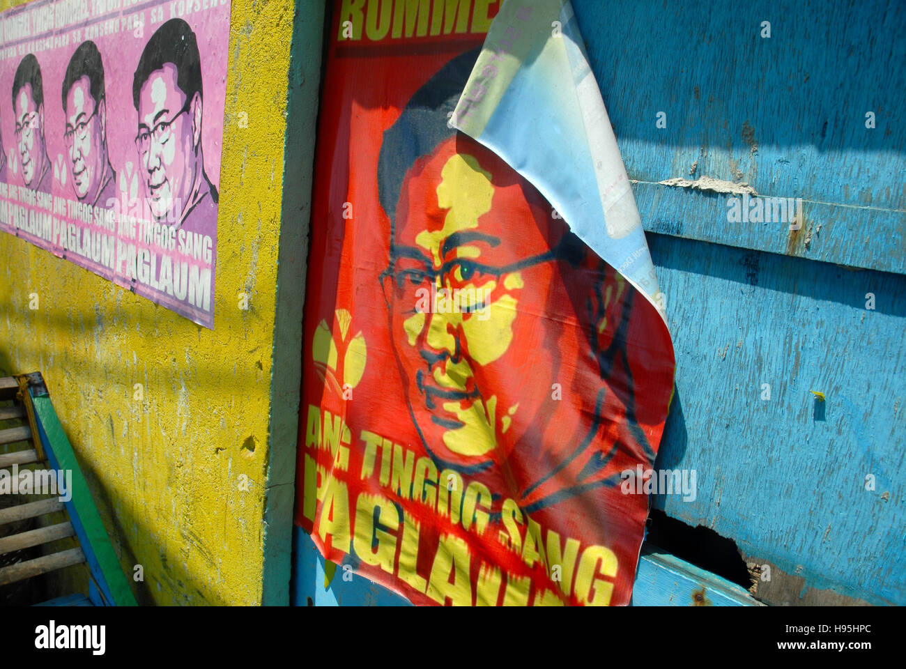 Election time in Philippines 2016, campaign poster of Rodrigo Duterte ...