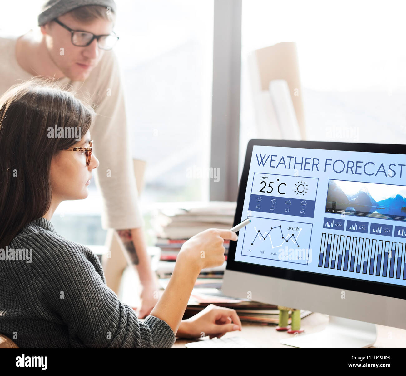 Weather Condition News Report Climate Forecasting Meteorology ...