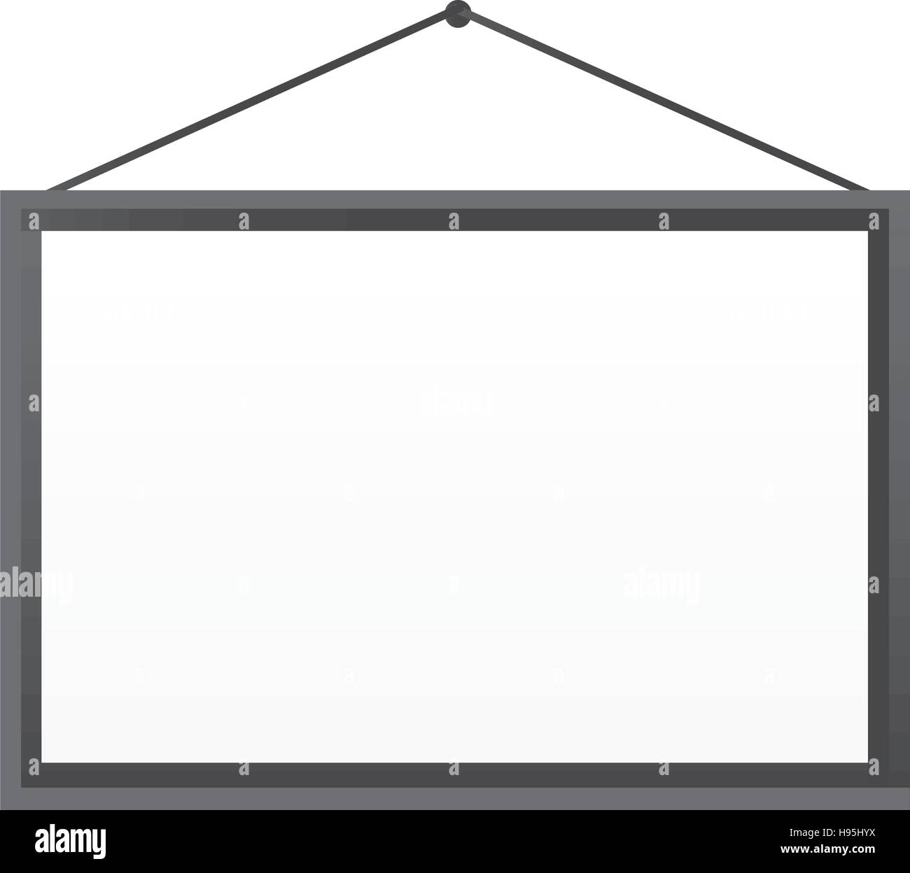 blank hanging sign icon image vector illustration design Stock Vector ...