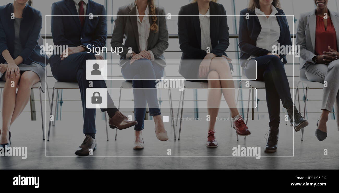 Log In Accessibility Password Security System Concept Stock Photo - Alamy