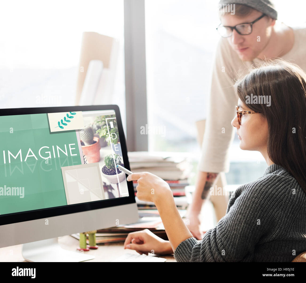 Imagine Creativity Imagination Thinking Concept Stock Photo - Alamy
