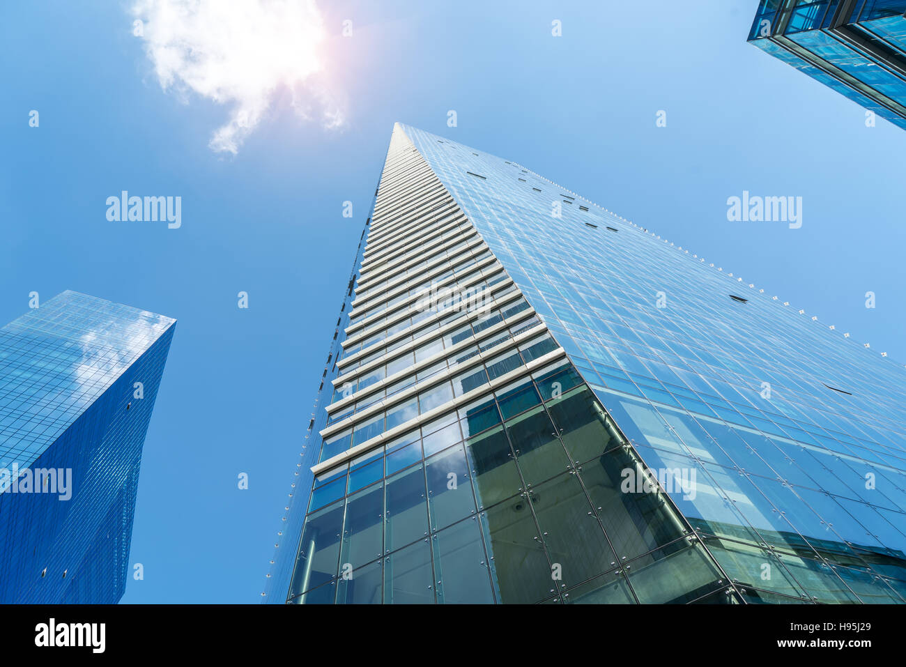 Gigantic skyscrapers from below Stock Photo - Alamy