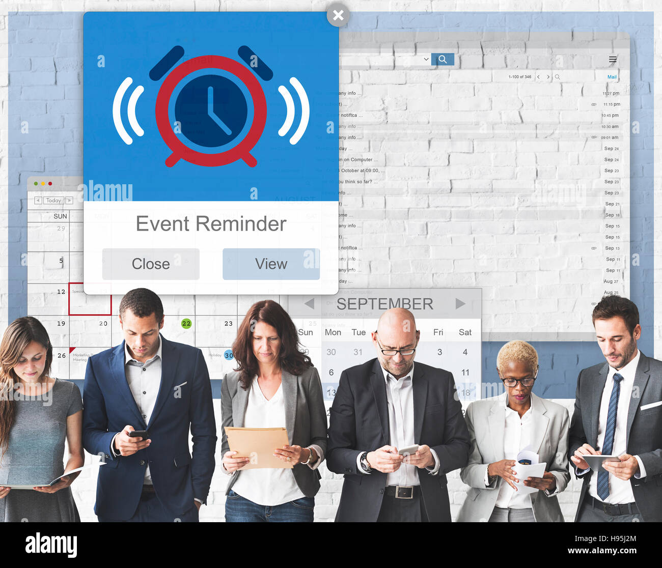 Appointment Event Reminder Planner Concept Stock Photo - Alamy