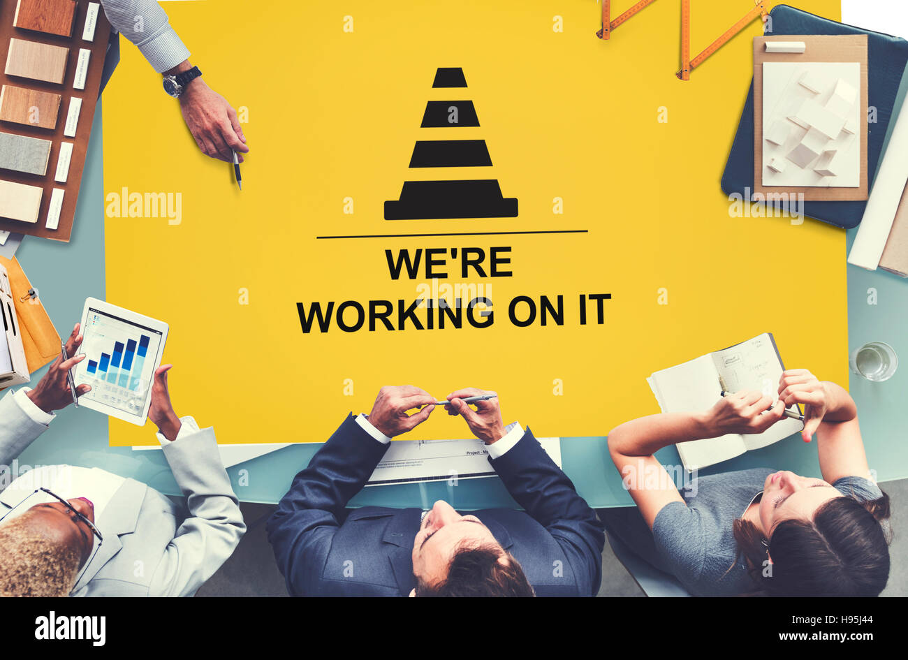 Under Construction Technical Problems Progress Concept Stock Photo - Alamy