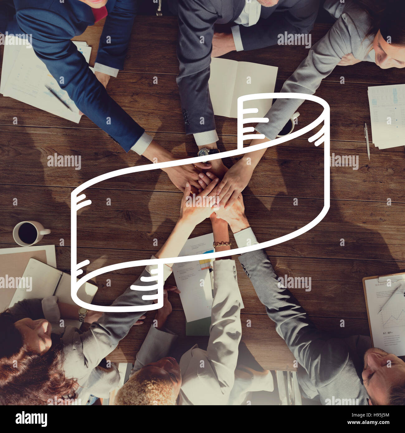 Business Formal People Frame Graphic Concept Stock Photo - Alamy