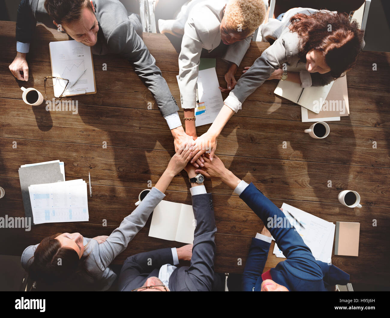 Business People Meeting Corporate Connection Togetherness Concept Stock ...