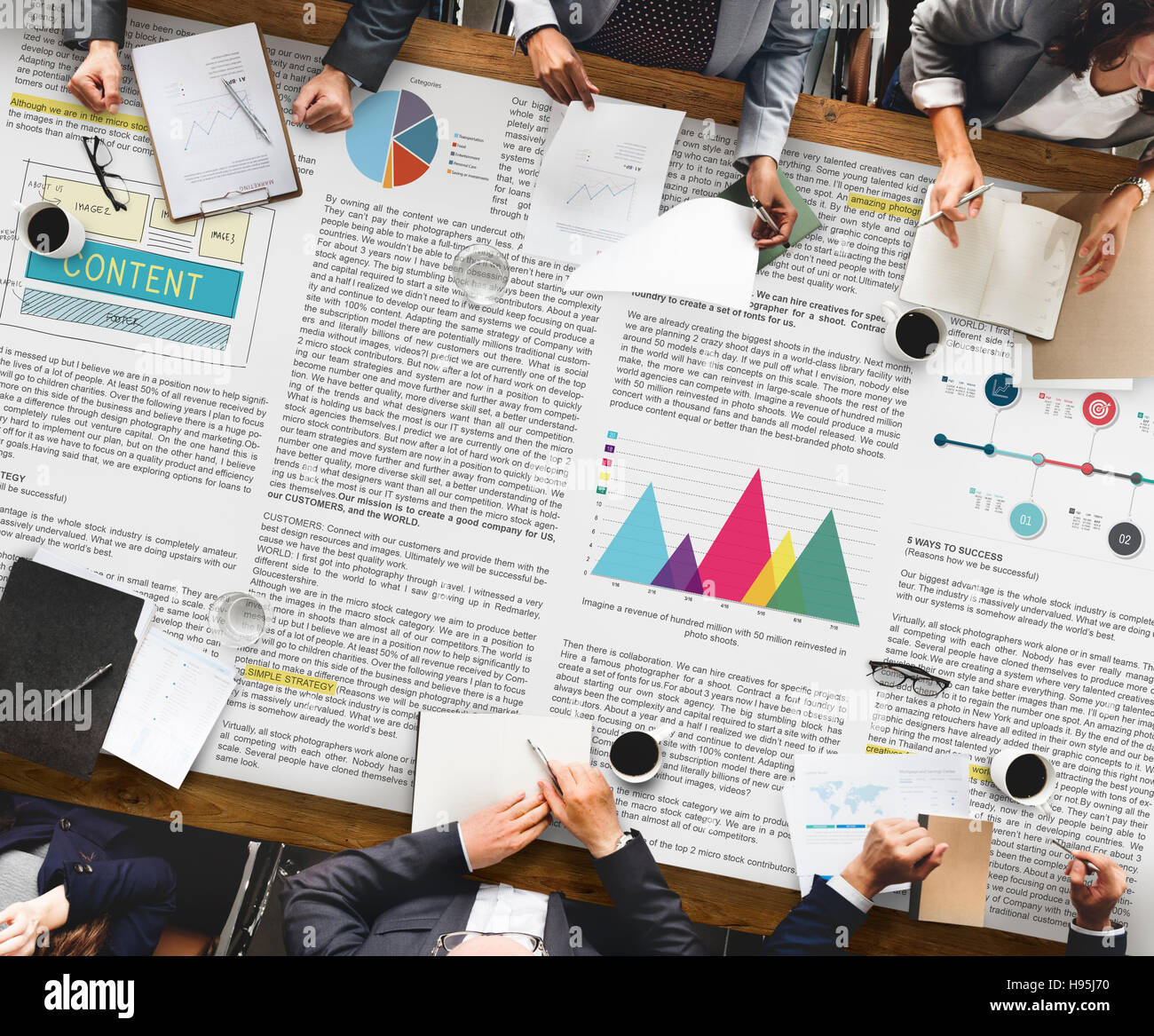 Article Business Information Vision Concept Stock Photo - Alamy