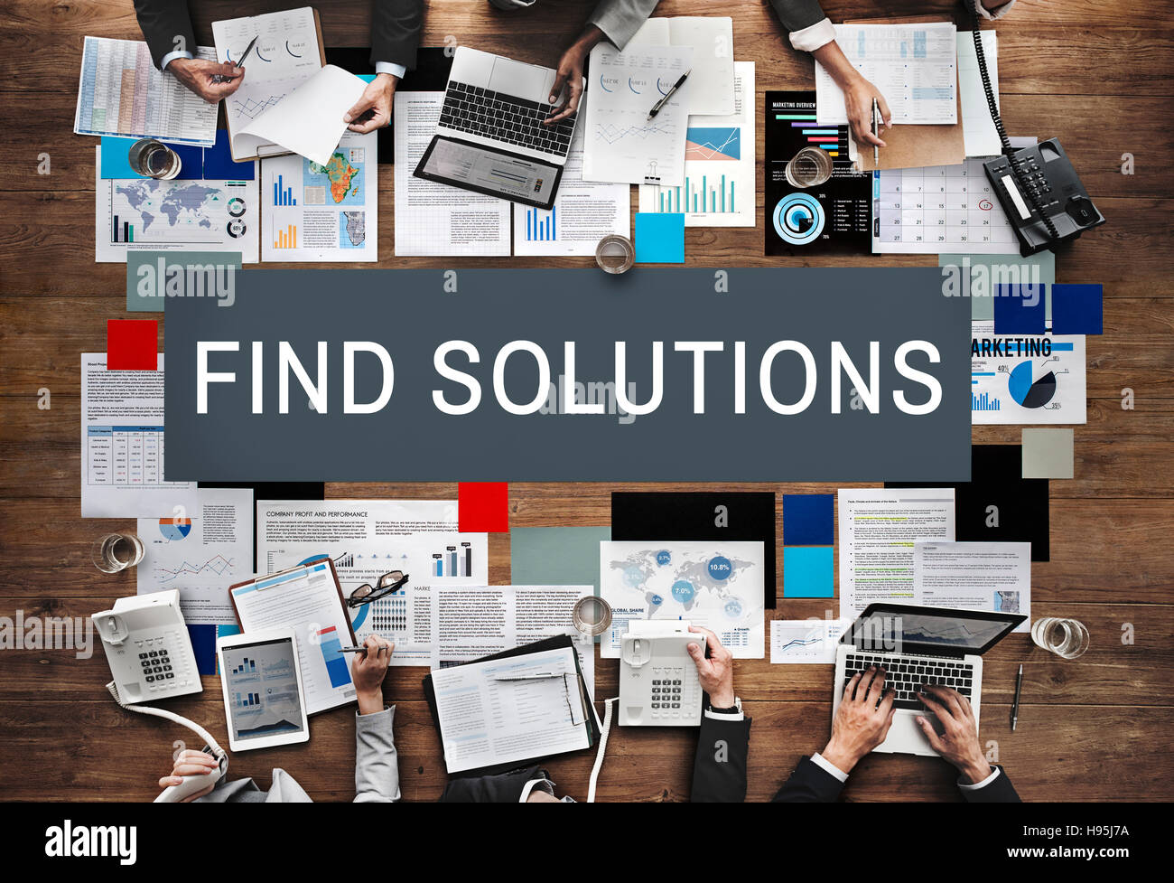 Find Solution Problem Solving Progress Result Concept Stock Photo - Alamy