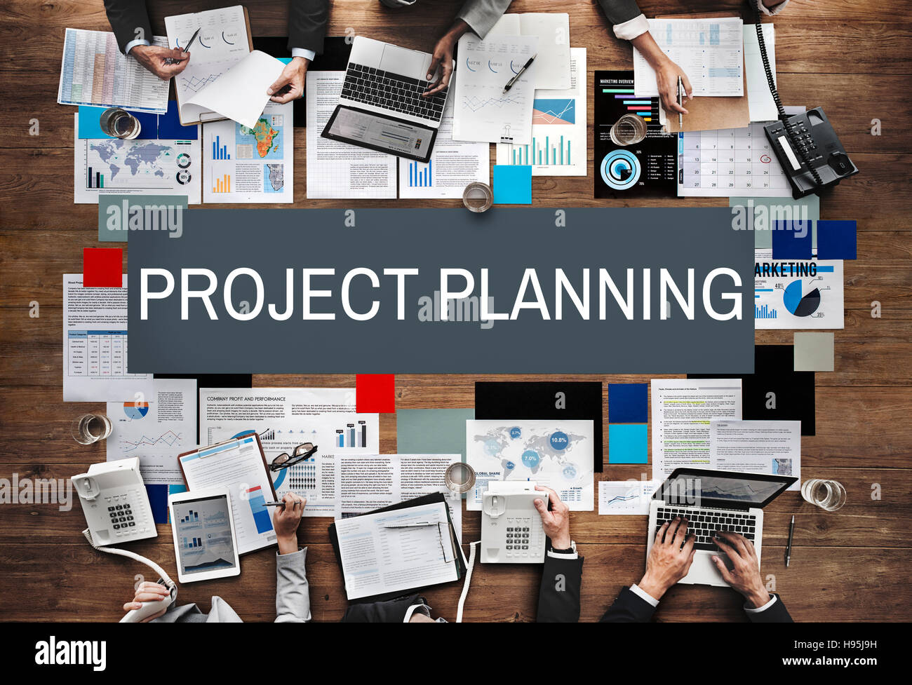 Project Planning Information Explaining Ideas Concept Stock Photo - Alamy