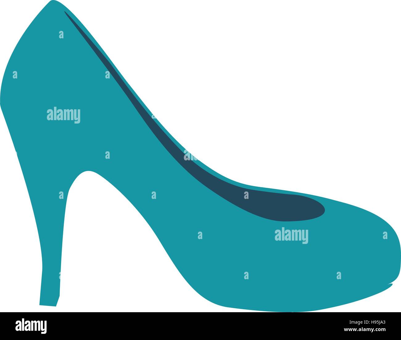 High heel shoe icon image Stock Vector Images - Alamy