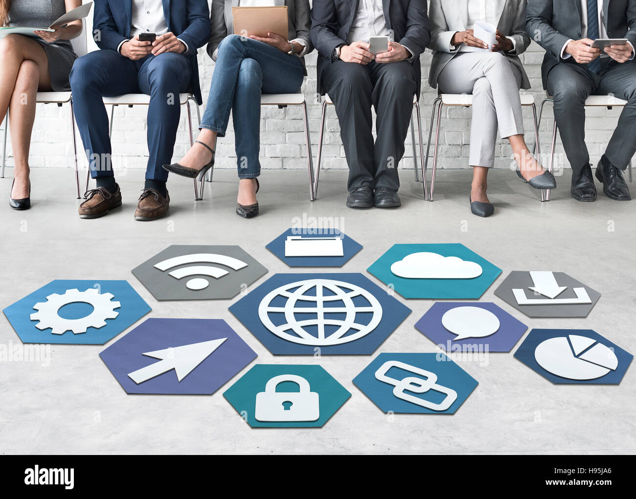 Networking Online Technology Graphic Concept Stock Photo - Alamy