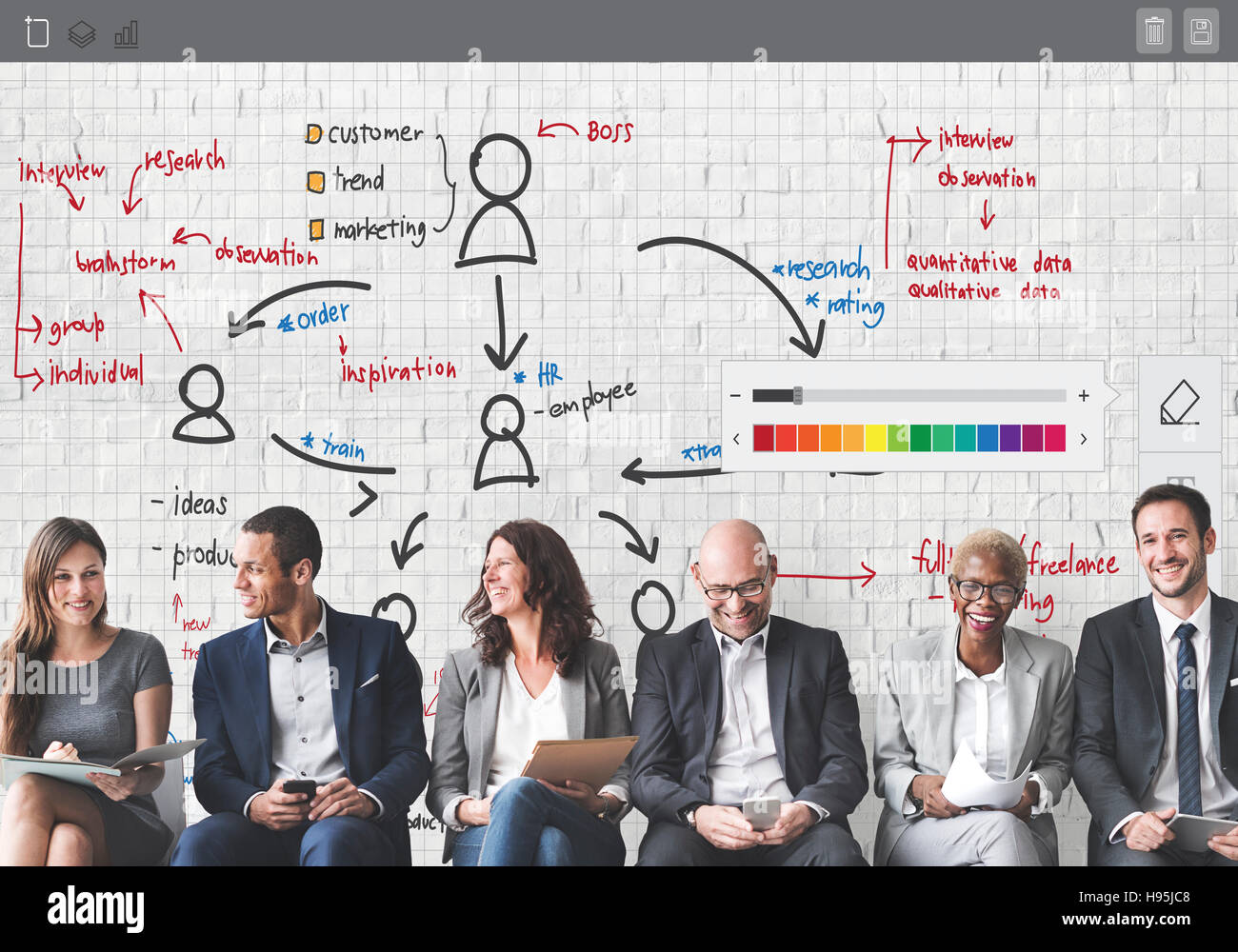 Organization Chart Management Planning Concept Stock Photo - Alamy