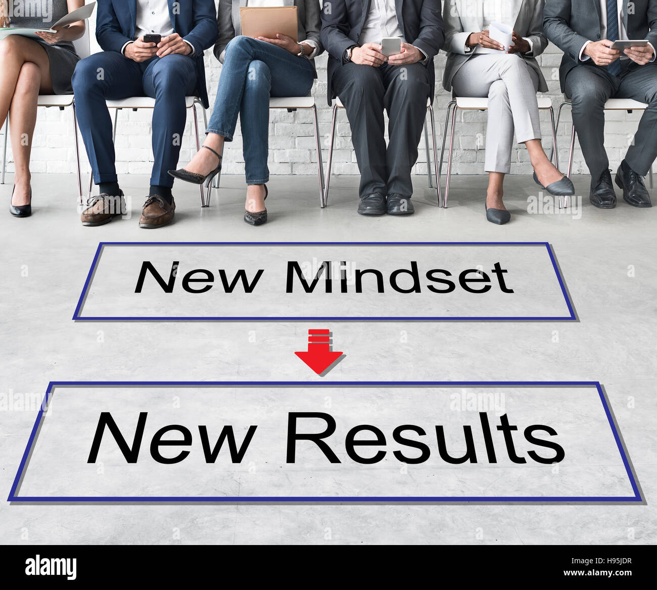 Mindset Opposite Positivity Negativity Thinking Concept Stock Photo - Alamy