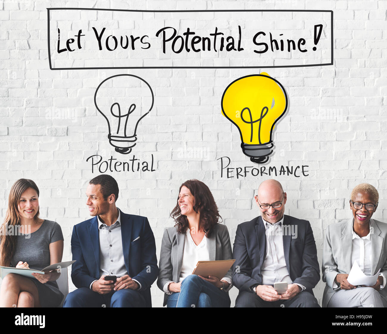 Potential Performance Capacity Motivation Skill Concept Stock Photo - Alamy
