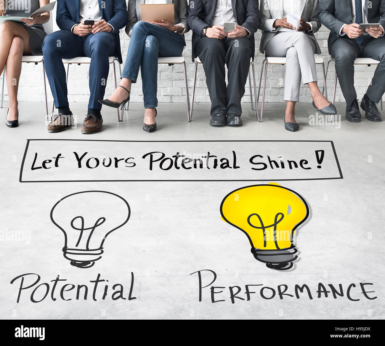 Potential Performance Capacity Motivation Skill Concept Stock Photo - Alamy