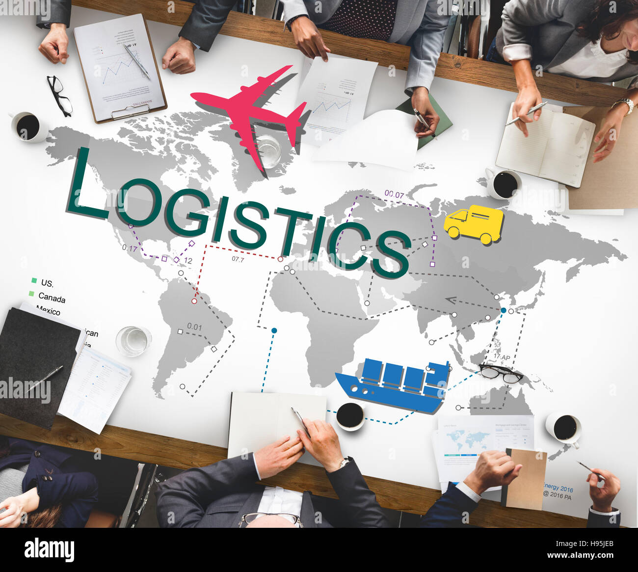 Logistics Freight Management Storage Supply Concept Stock Photo - Alamy