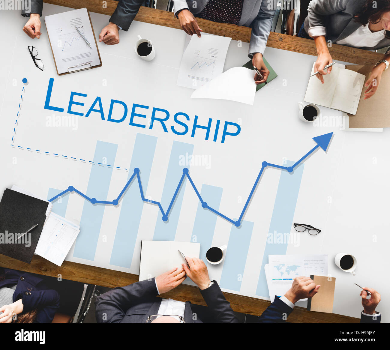 Leadership Management Skills Leader Support Concept Stock Photo - Alamy