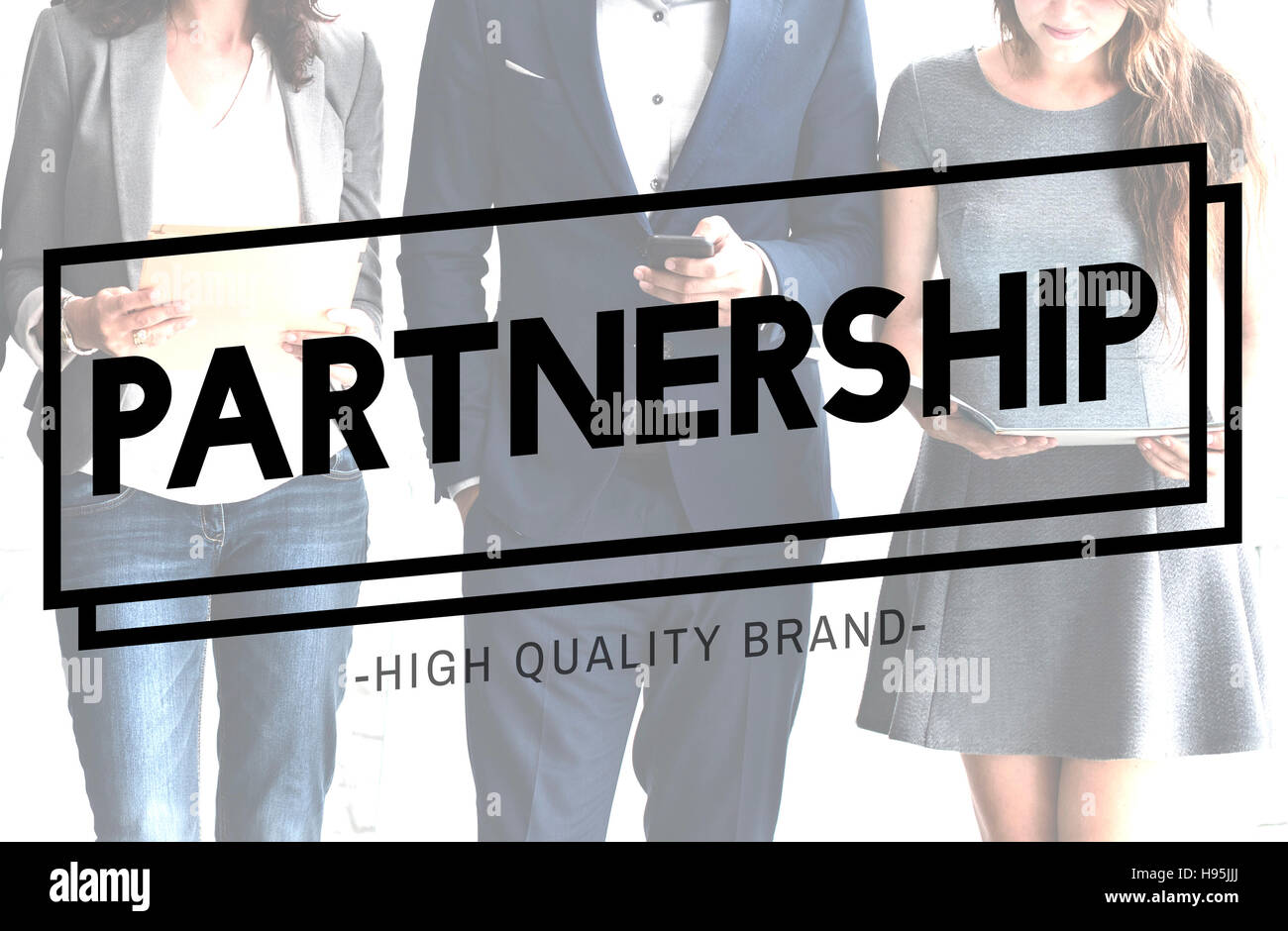 Partnership Together Collabration Teamwork Concept Stock Photo - Alamy