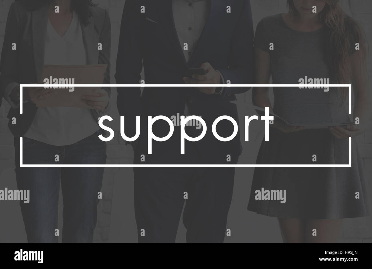 Support Assistance Cooperation Aid Collaboration Concept Stock Photo ...