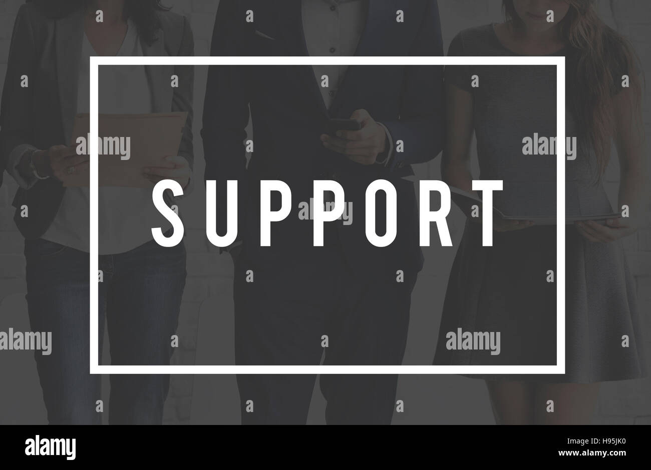 Support Assistance Cooperation Aid Collaboration Concept Stock Photo ...