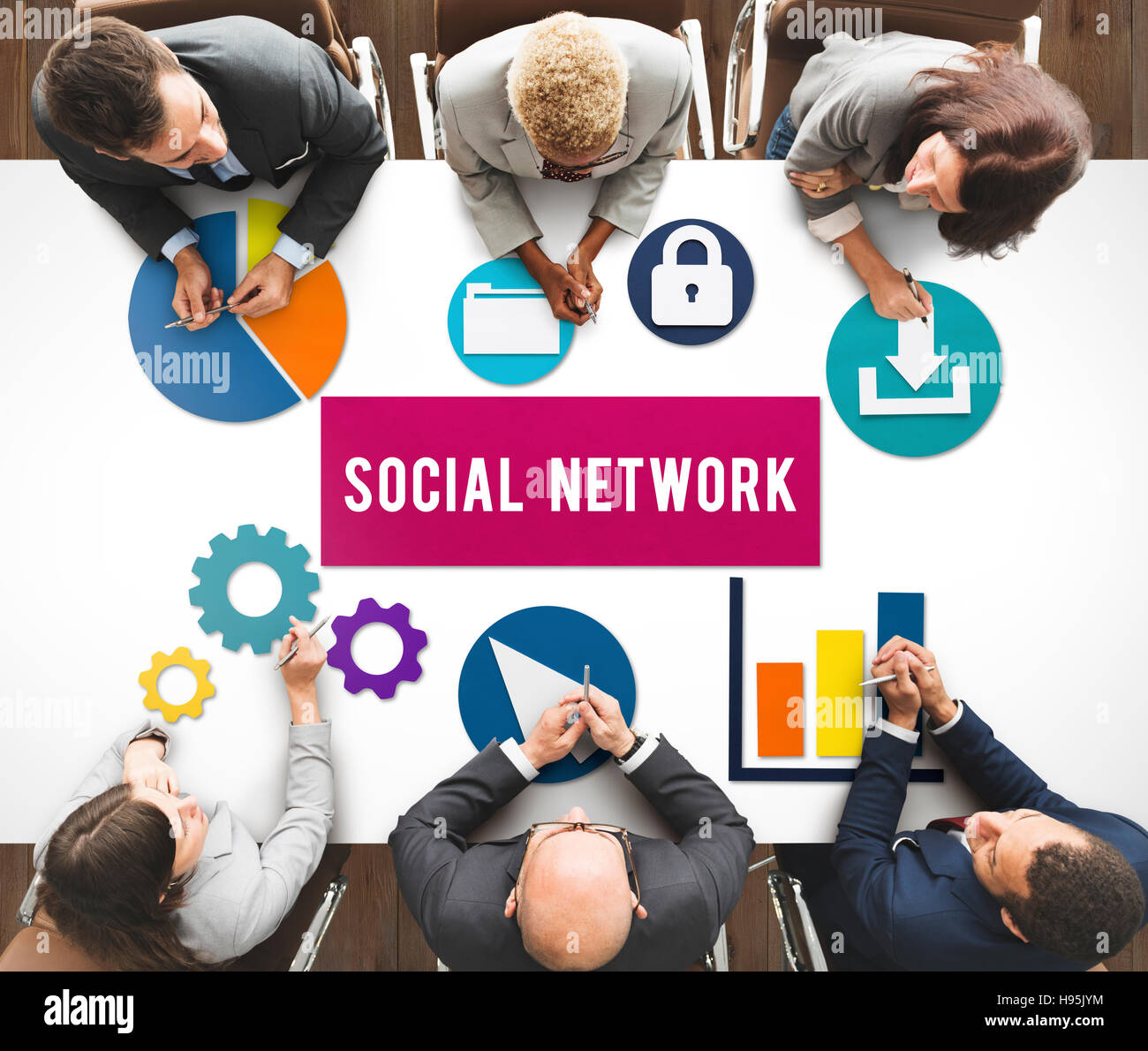 Social Media Network Internet Connection Concept Stock Photo - Alamy
