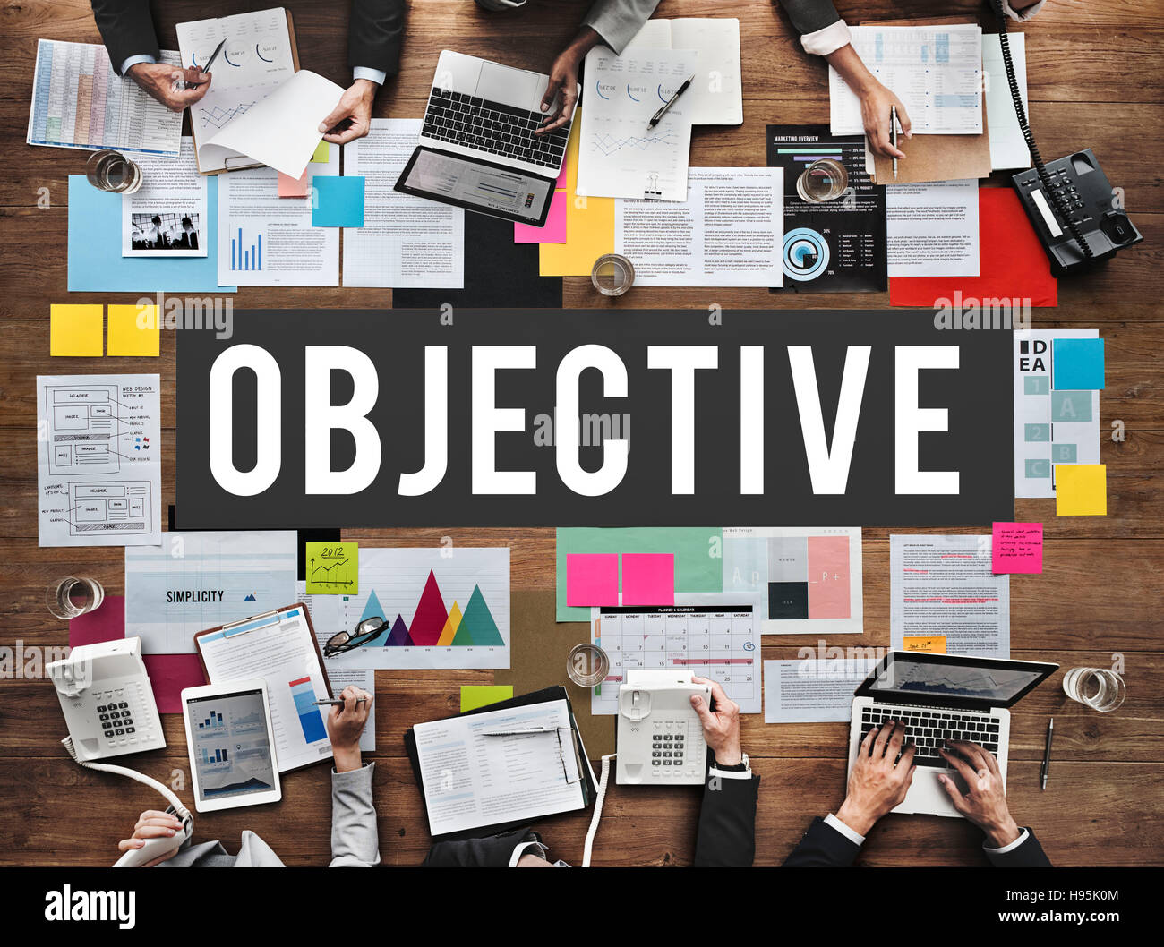 Objective Development Intention Purpose Vision Concept Stock Photo - Alamy