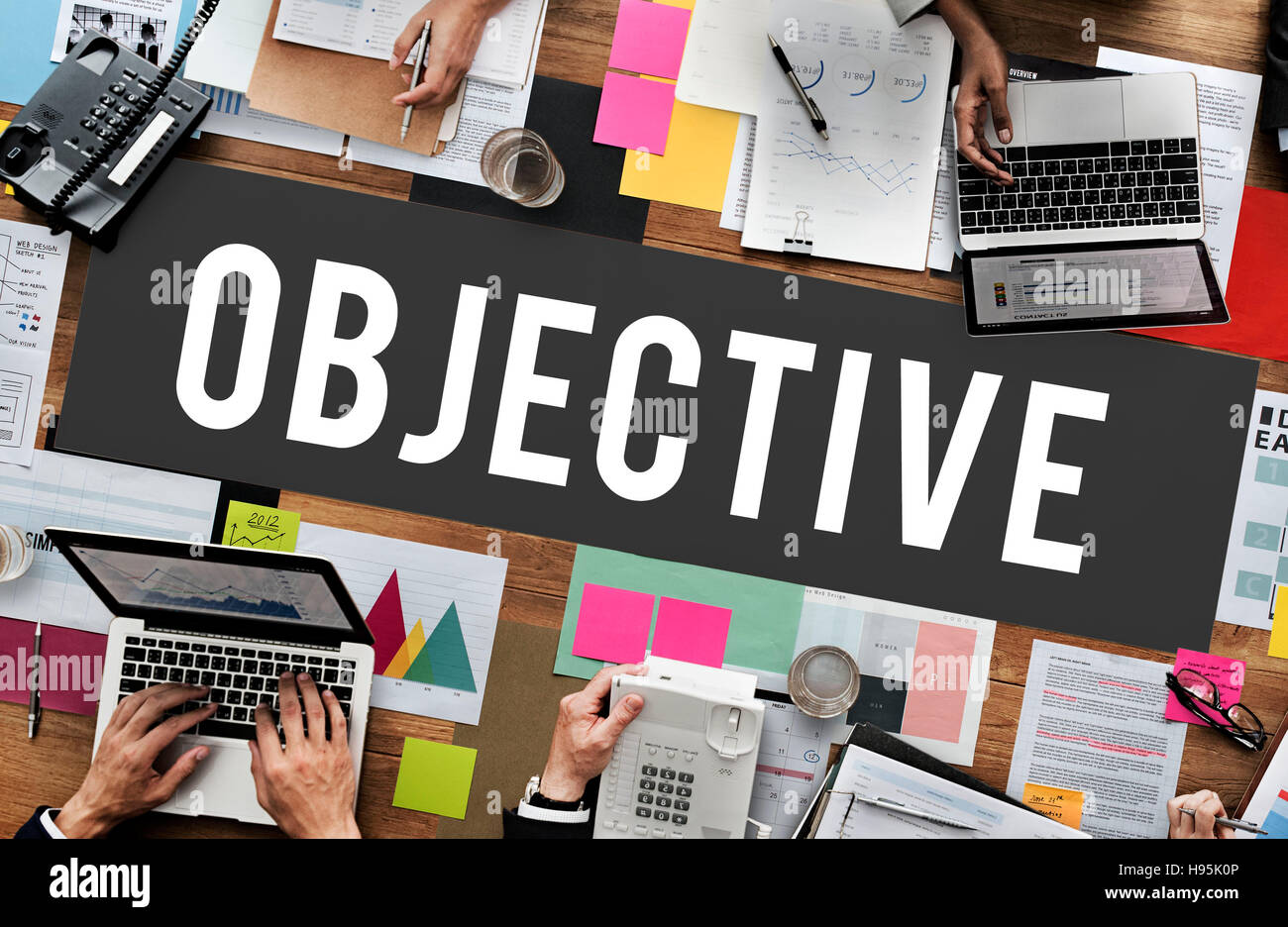 Objective development intention purpose hi-res stock photography and ...