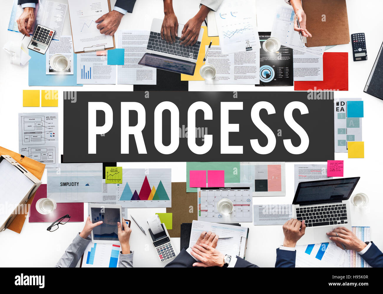 Process Activity Action Job Practice Steps System Concept Stock Photo ...