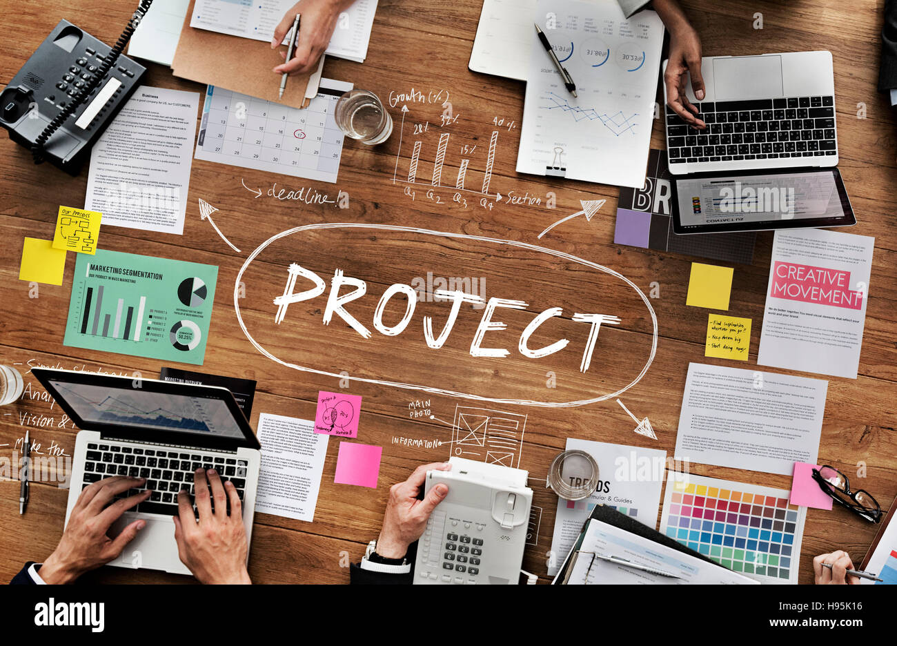 Documents Paperwork Business Strategy Concept Stock Photo - Alamy