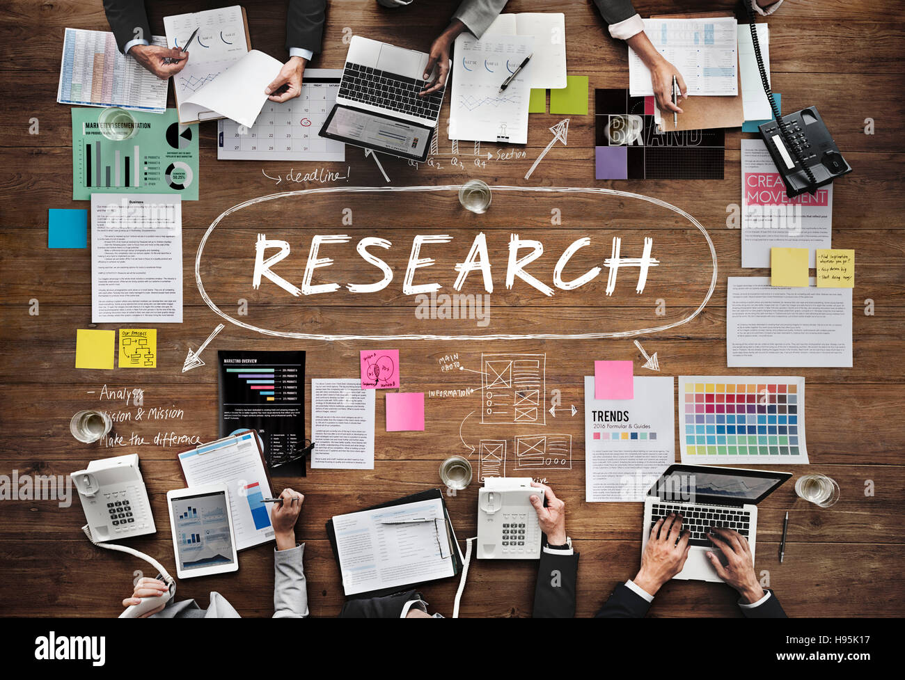 Documents Paperwork Business Strategy Concept Stock Photo - Alamy