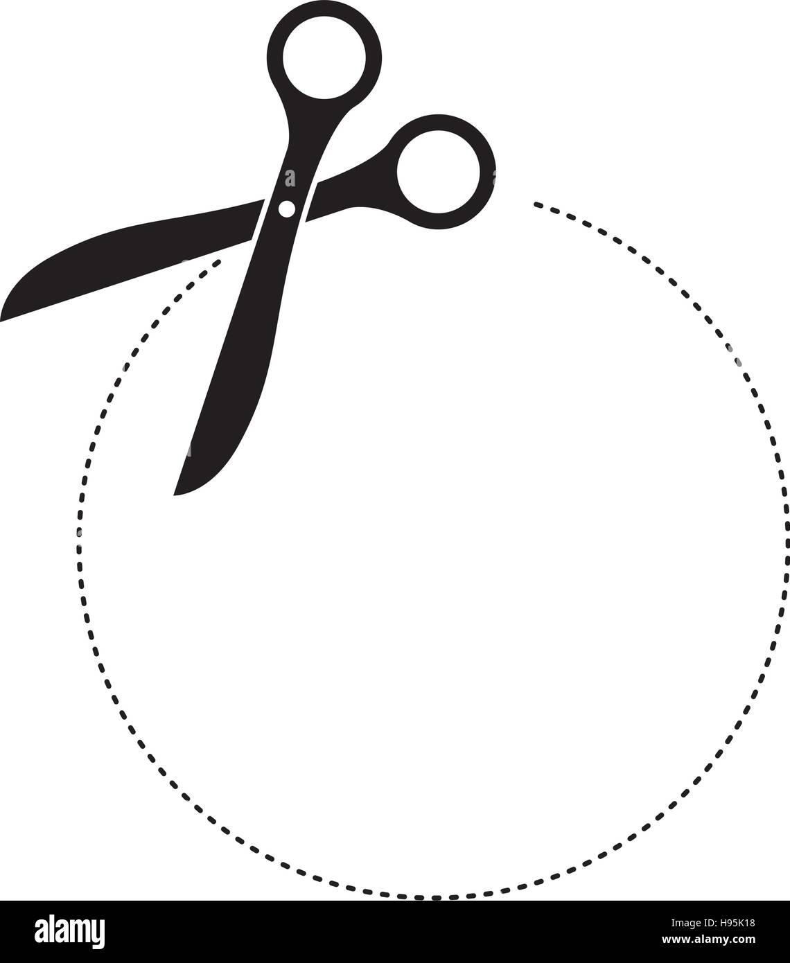 scissors cuttting icon image Stock Vector Image & Art - Alamy